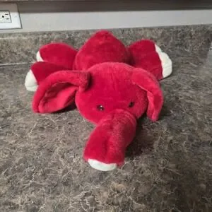 Commonwealth | Toys | Commonwealth Red Elephant Plush 8 | Poshmark